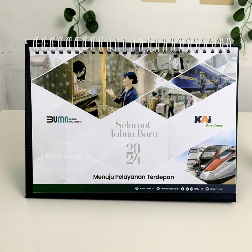 Kalender Meja Landscape - Souvenir Event Swag Specialist